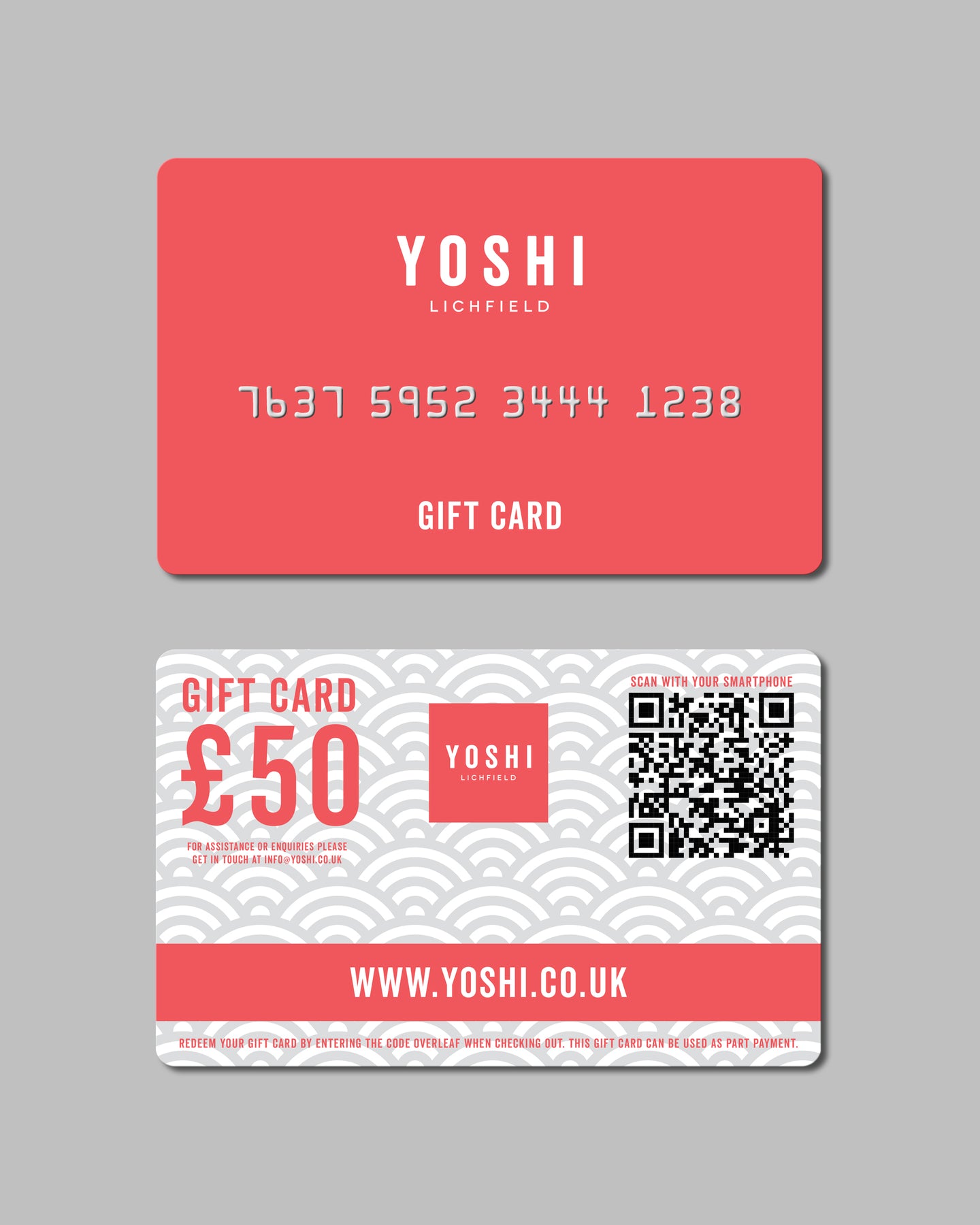 Yoshi Gift Cards - Perfect For Birthdays, Christmas & Leaving Presents