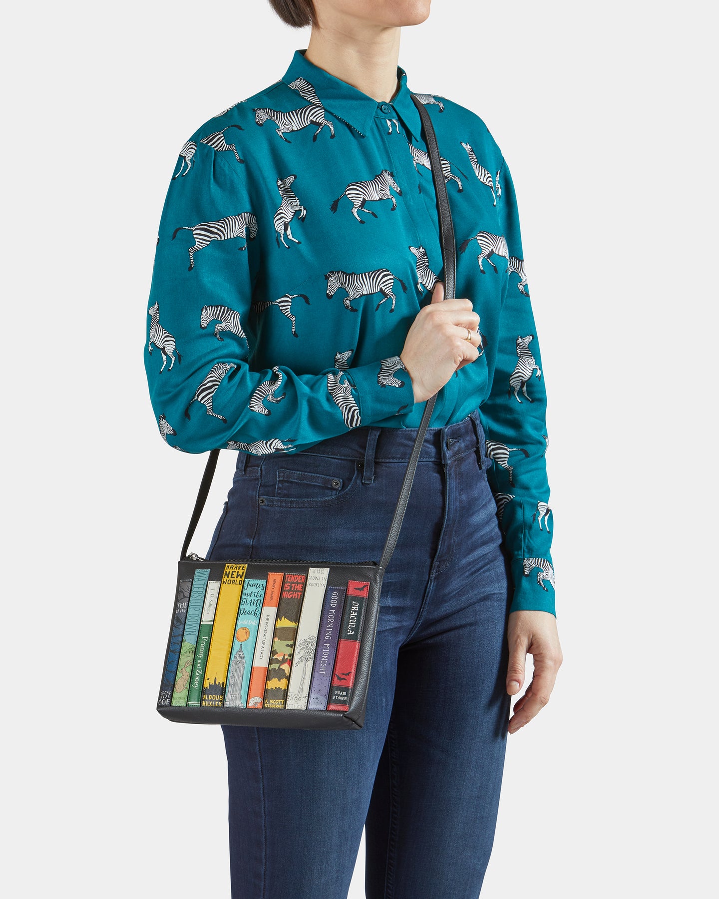 Bookworm Library Books Leather Bags & Handbags by Yoshi