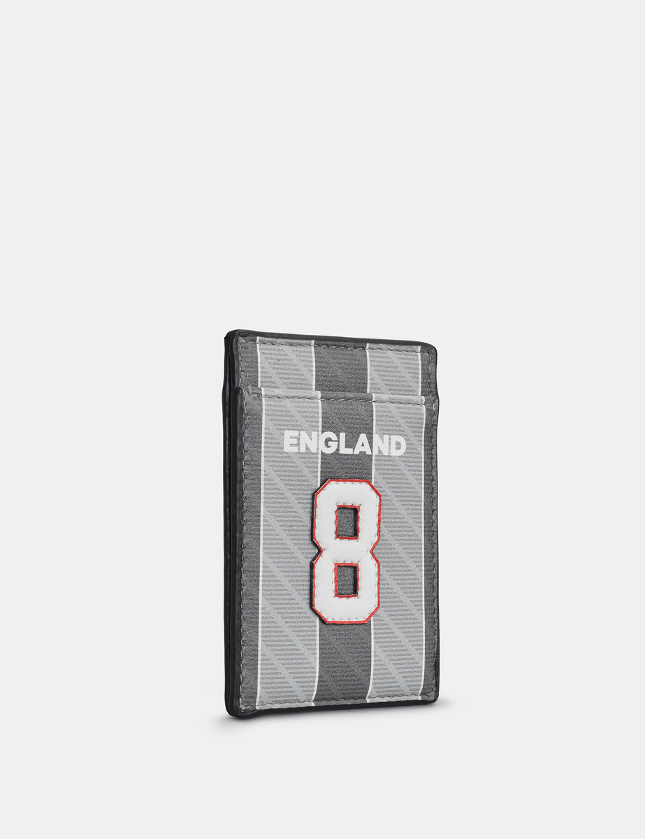 England Legends 8 Compact Leather Card Holder RFID By Yoshi