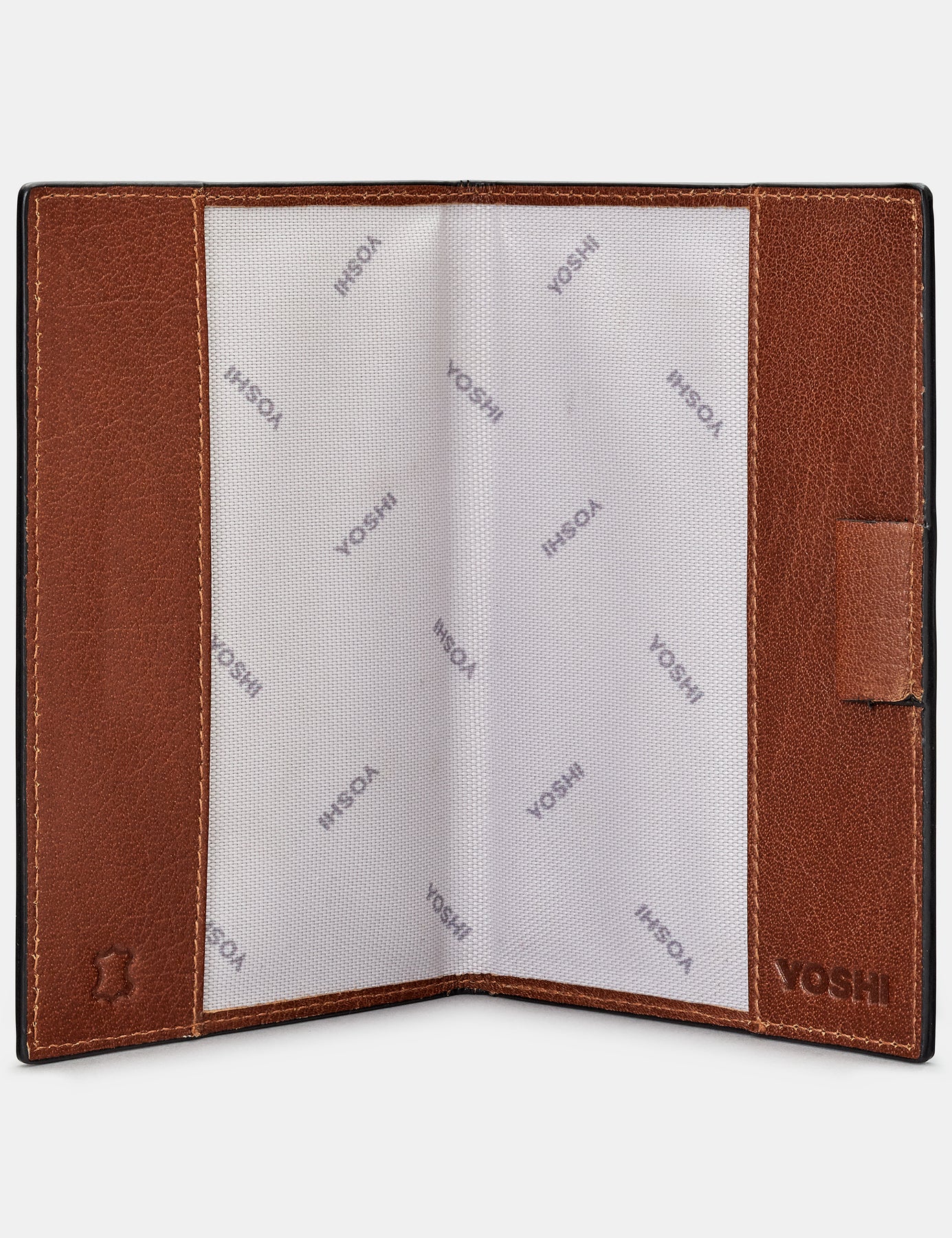 Mod Target Brown Leather Golf Scorecard Holder By Yoshi