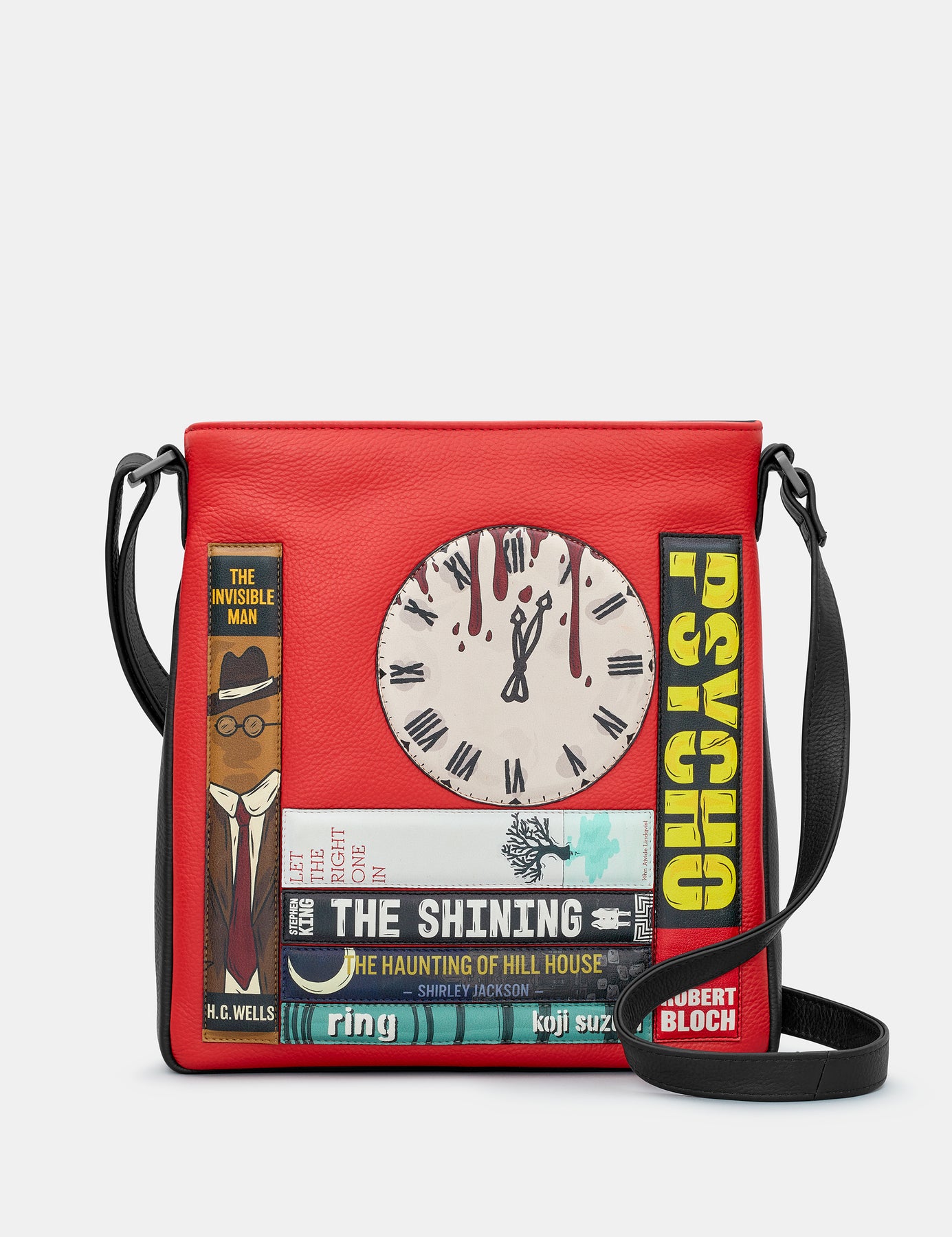 Horror Bookworm Leather Bags, Purses, Handbags, Wallets by Yoshi Goods